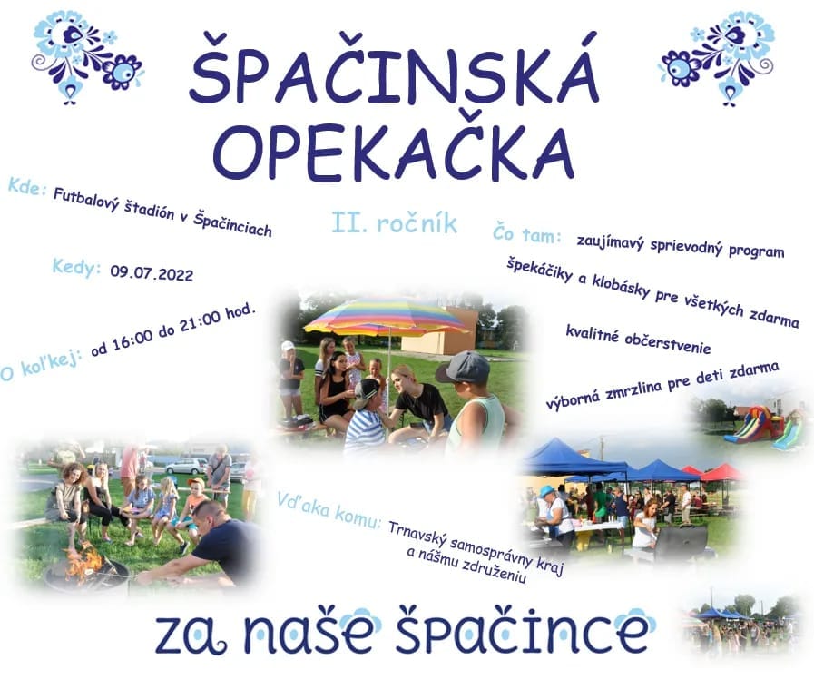 Špačinská opekačka | SDEŤMI.com