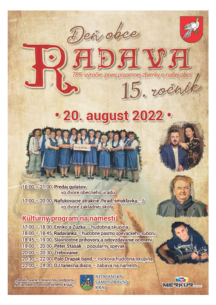 Deň obce Radava 2022 | SDEŤMI.com