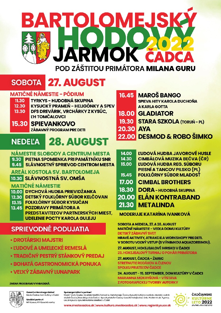 Bartolomejský hodový jarmok | SDEŤMI.com