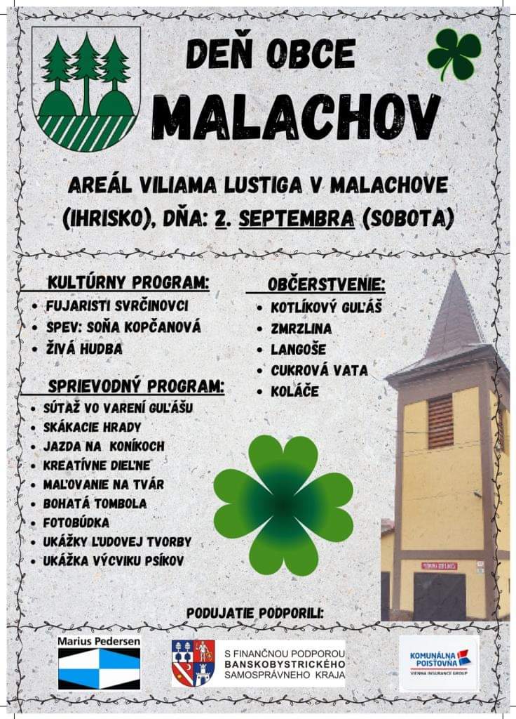 Deň obce Malachov | SDEŤMI.com