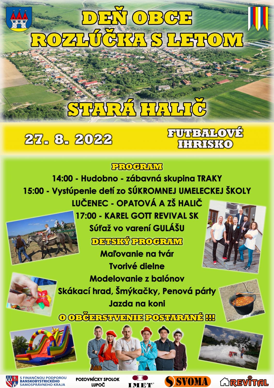 Deň obce Stará Halič | SDEŤMI.com