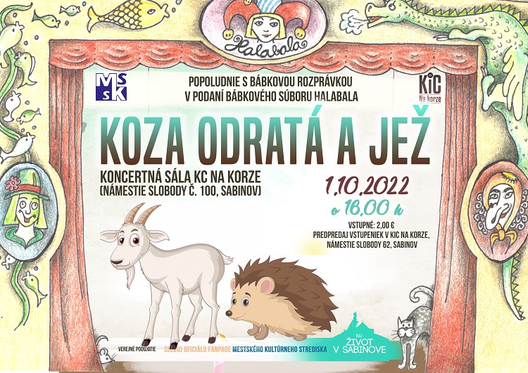 Koza odratá a jež | SDEŤMI.com