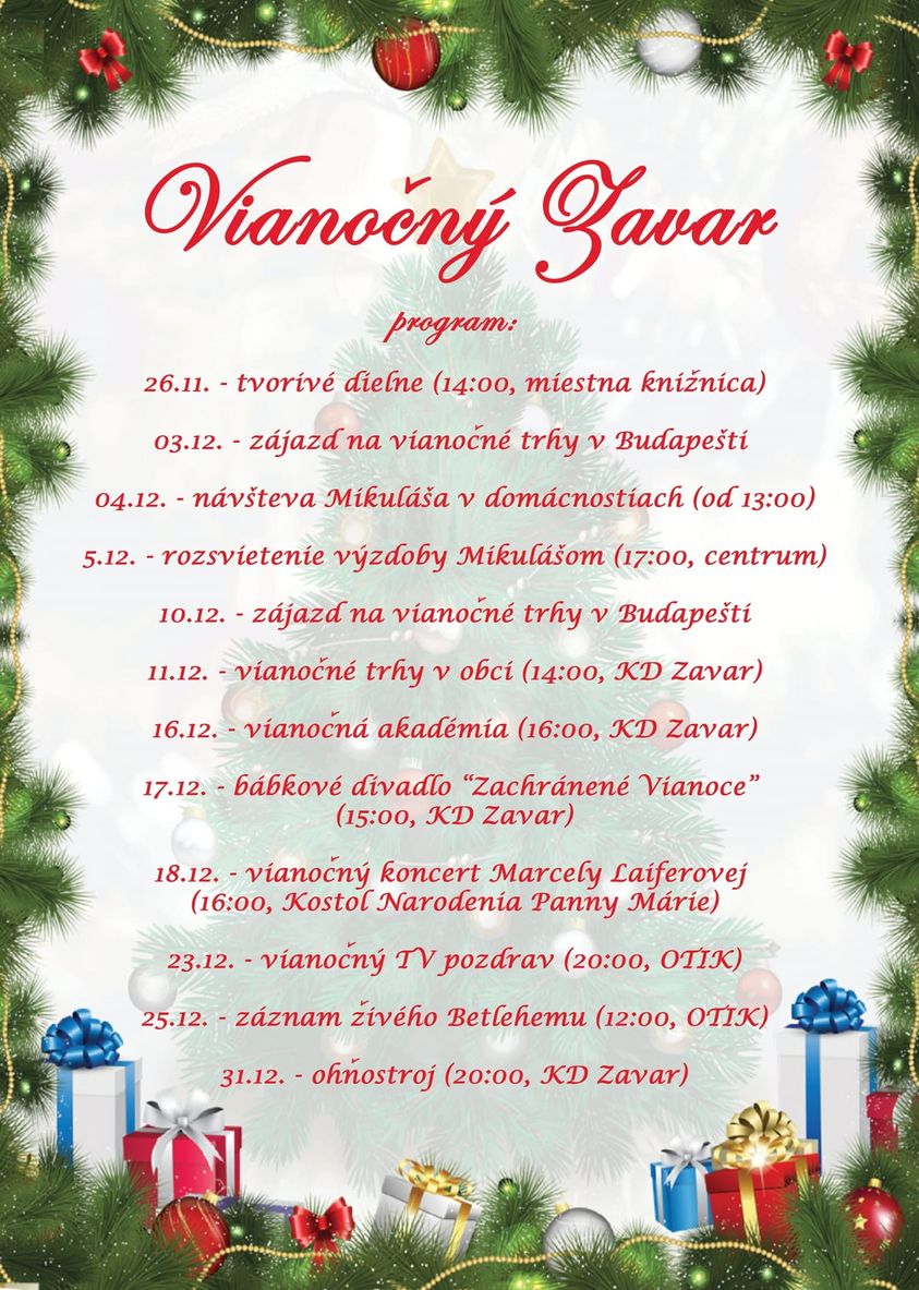 Vianočný Zavar | SDEŤMI.com