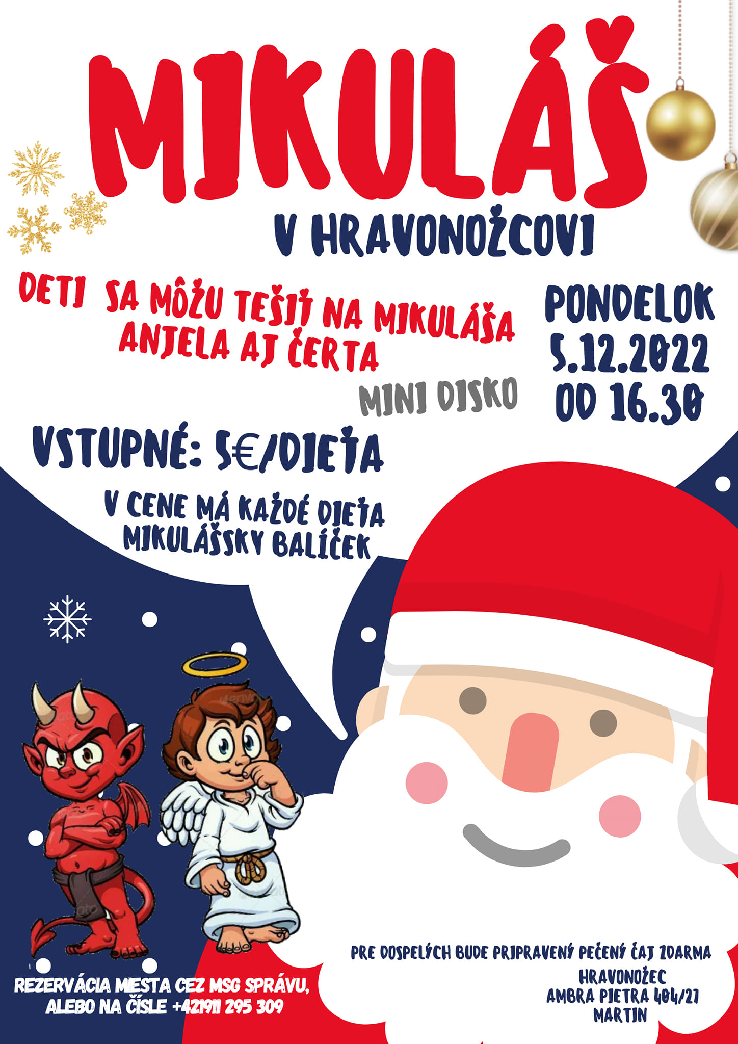 Mikuláš v Hravonožcovi | SDEŤMI.com