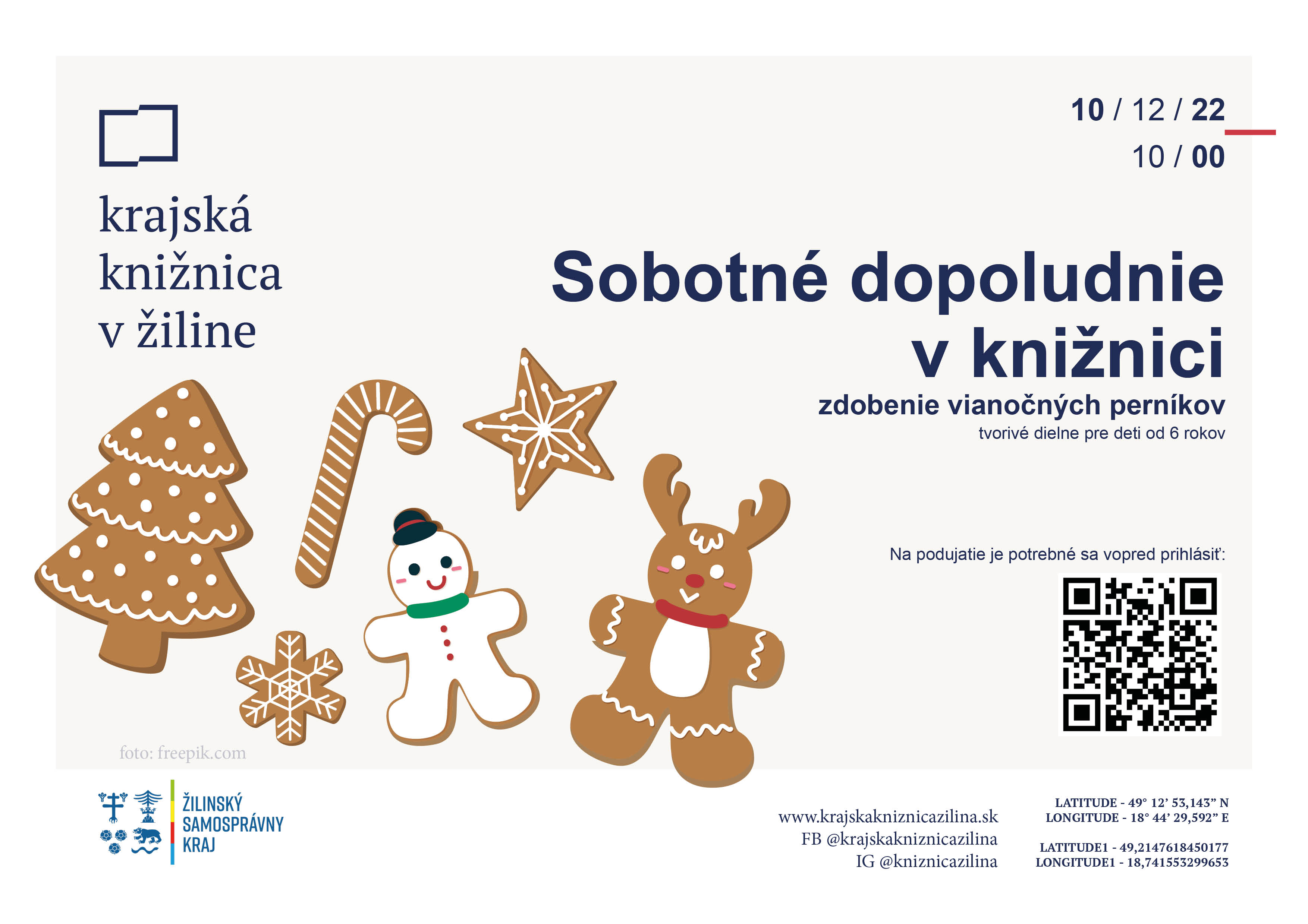 Sobotné dopoludnie v knižnici – zdobenie vianočných perníkov | SDEŤMI.com