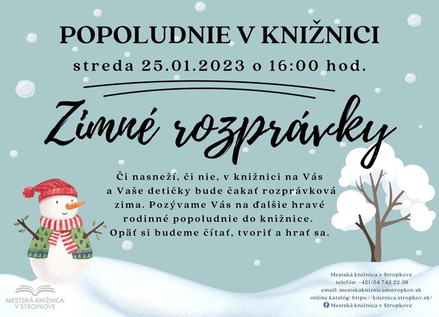 Zimné rozprávky | SDEŤMI.com