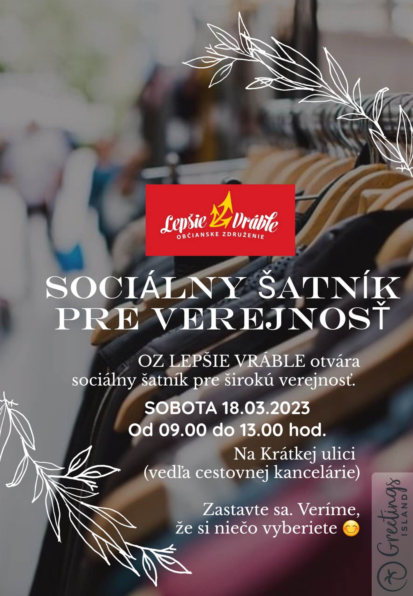 Sociálny šatník | SDEŤMI.com