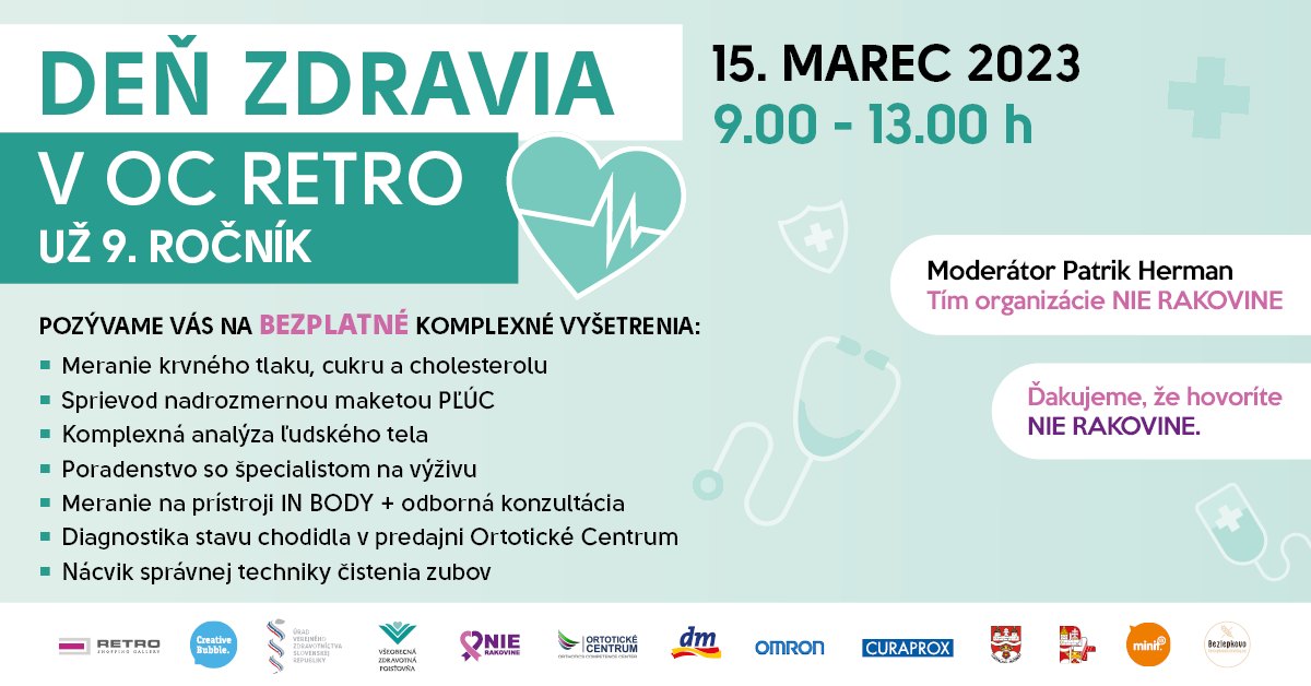 Deň zdravia v OC Retro | SDEŤMI.com