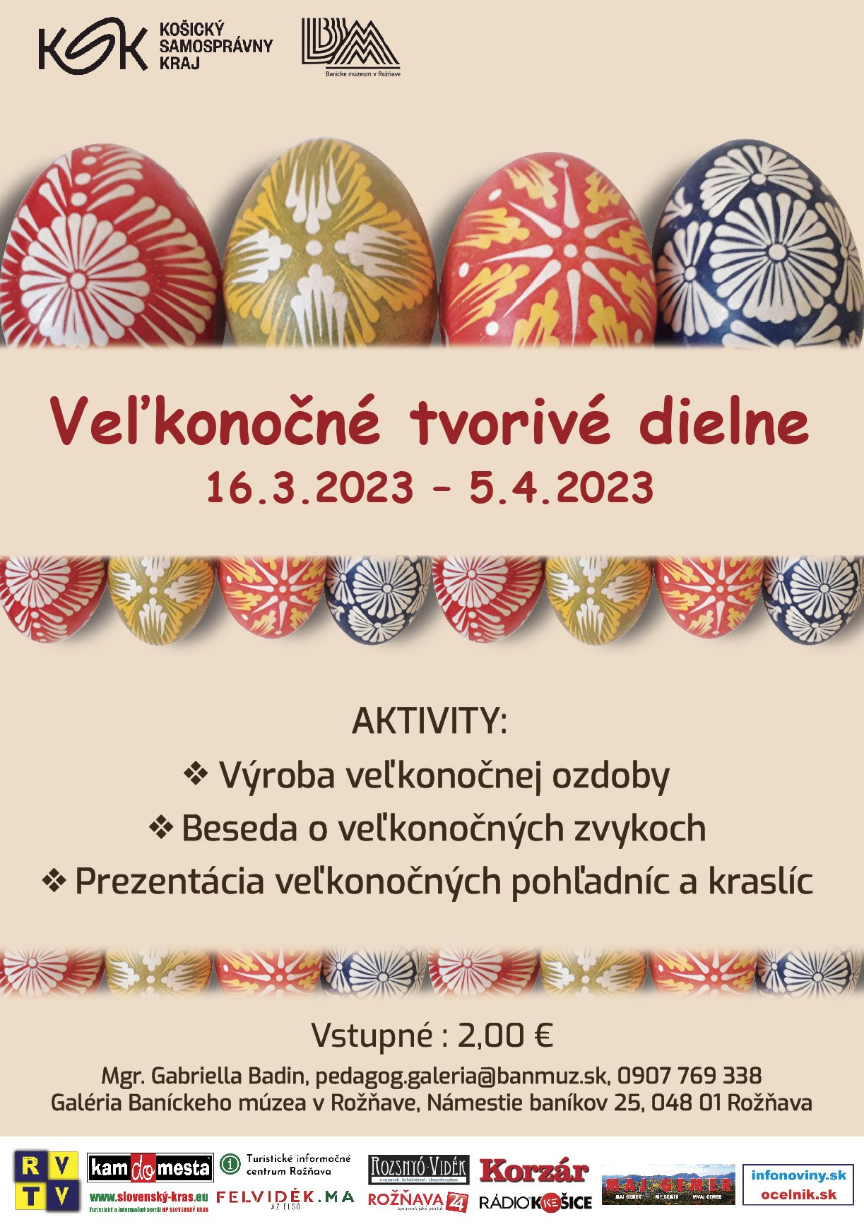 Veľkonočné tvorivé dielne | SDEŤMI.com