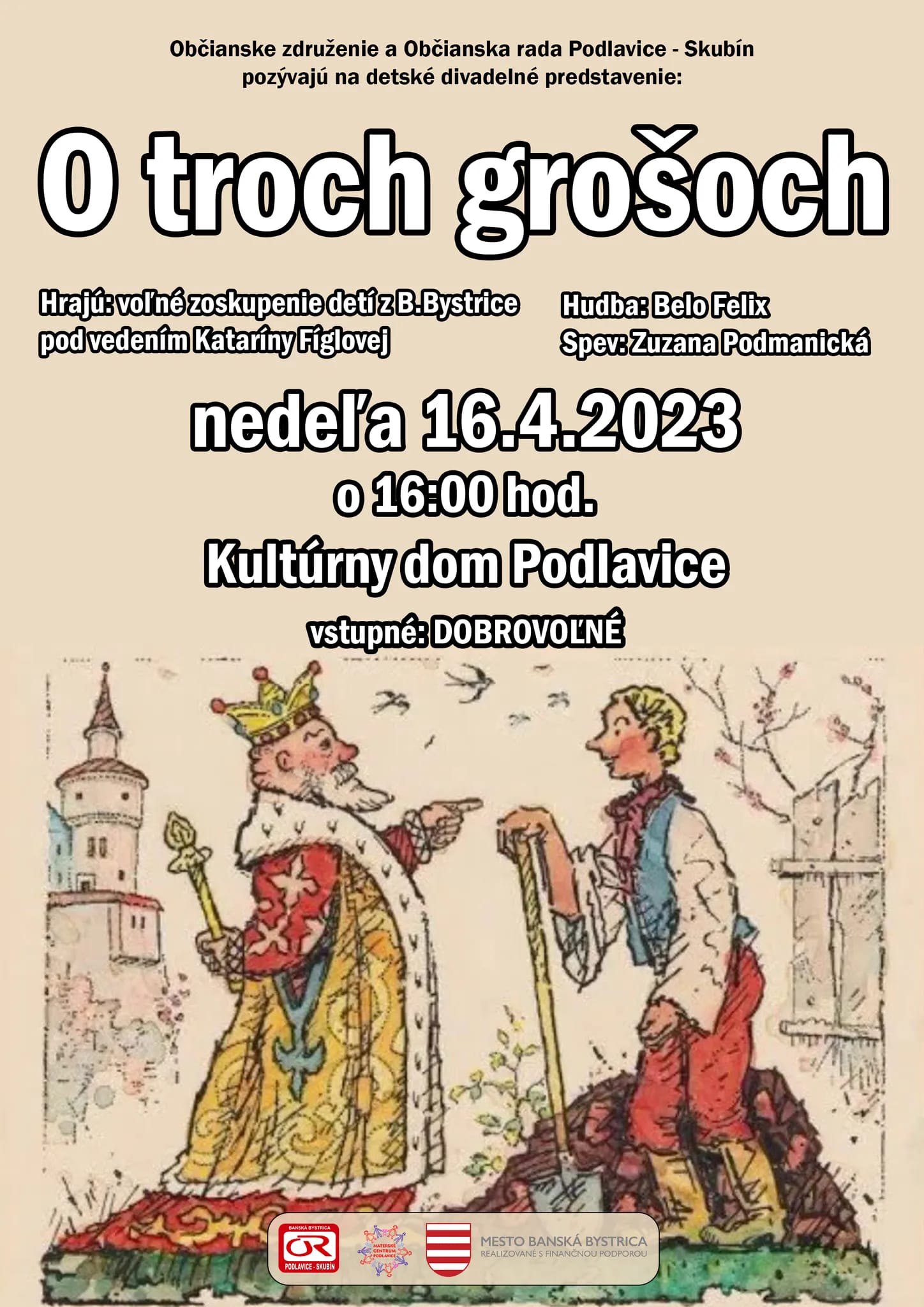 Predstavenie O troch grošoch | SDEŤMI.com