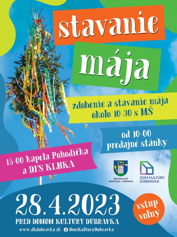 Stavanie mája v Dúbravke | SDEŤMI.com