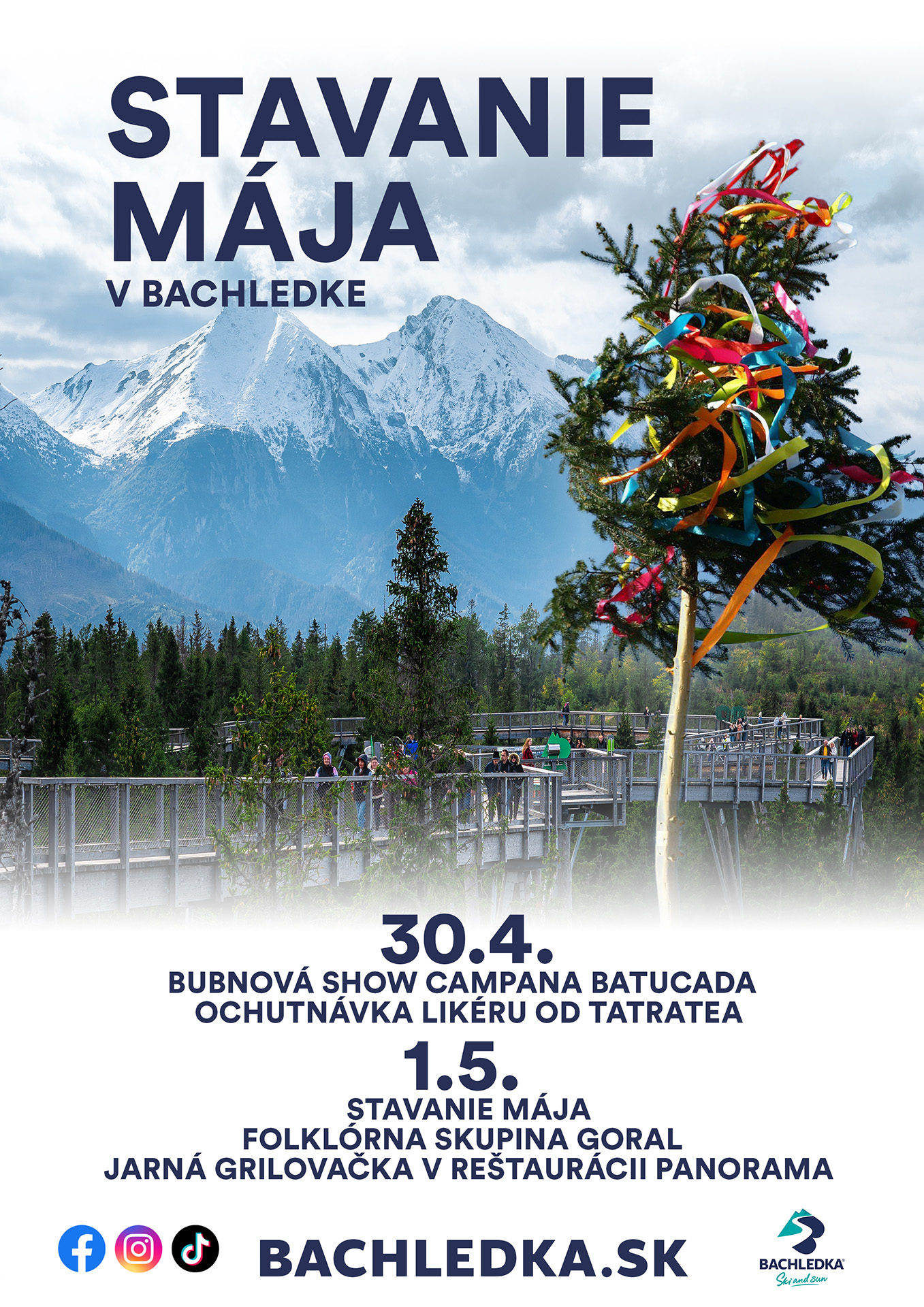 Stavanie mája v Bachledke | SDEŤMI.com