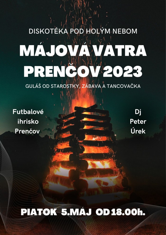 Májová vatra Prenčov | SDEŤMI.com