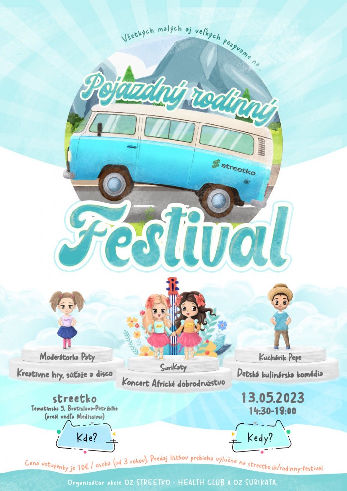 Pojazdný rodinný festival | SDEŤMI.com Pojazdný rodinný festival | SDEŤMI.com