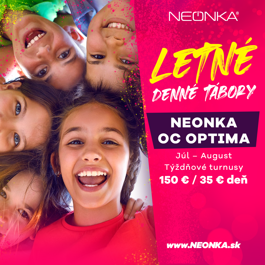 NEONKA denný letný tábor plný pohybu! | SDEŤMI.com