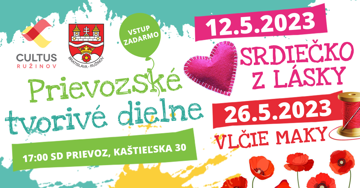 Prievozské tvorivé dielne | SDEŤMI.com