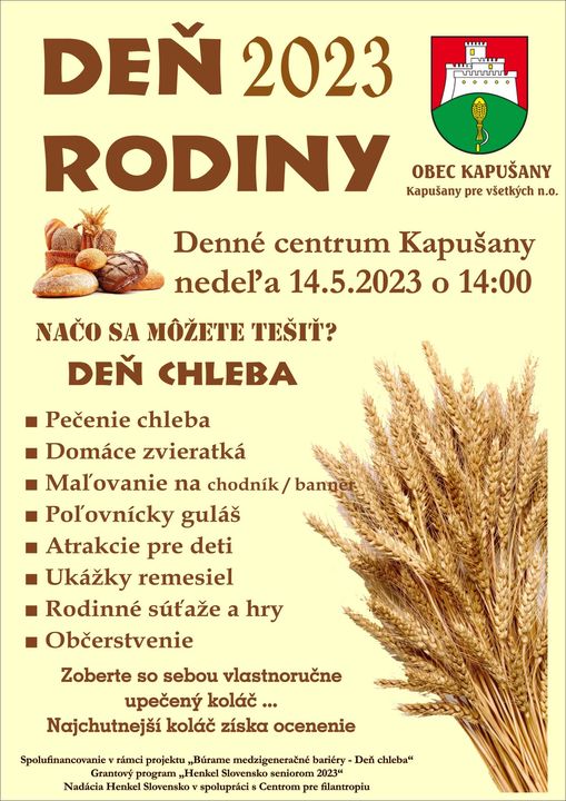 Deň rodiny 2023 | SDEŤMI.com