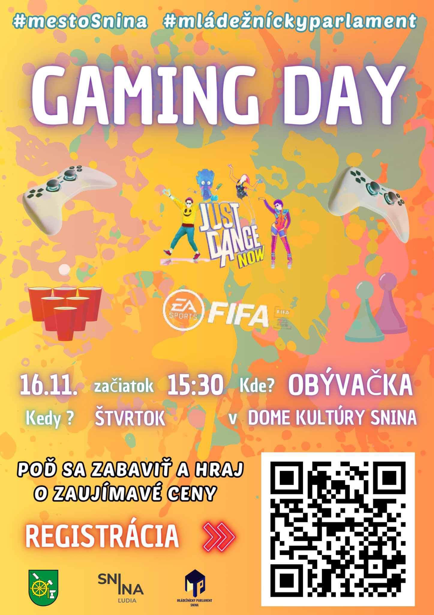 Gaming day | SDEŤMI.com