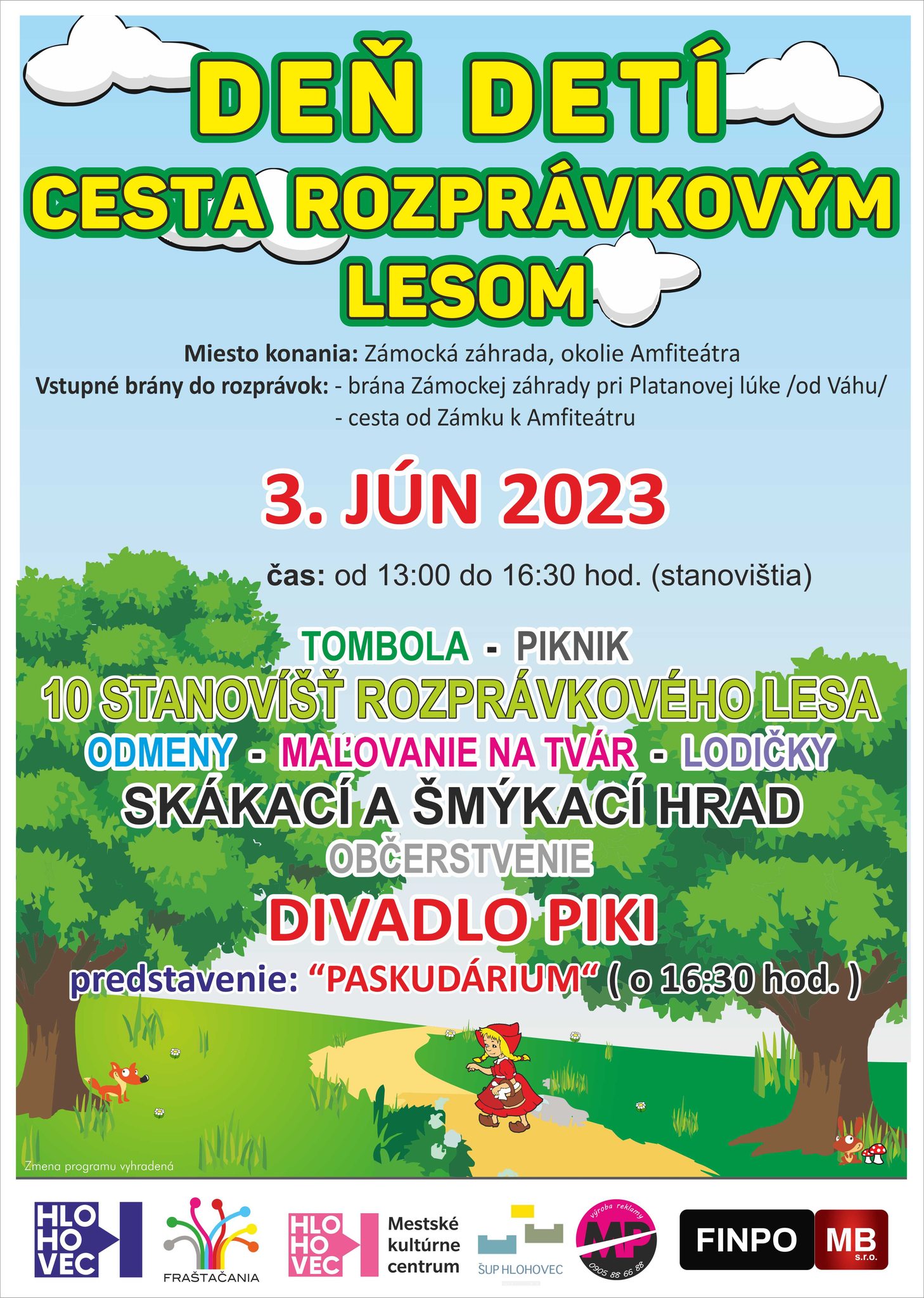 Deň detí Cesta rozprávkovým lesom | SDEŤMI.com