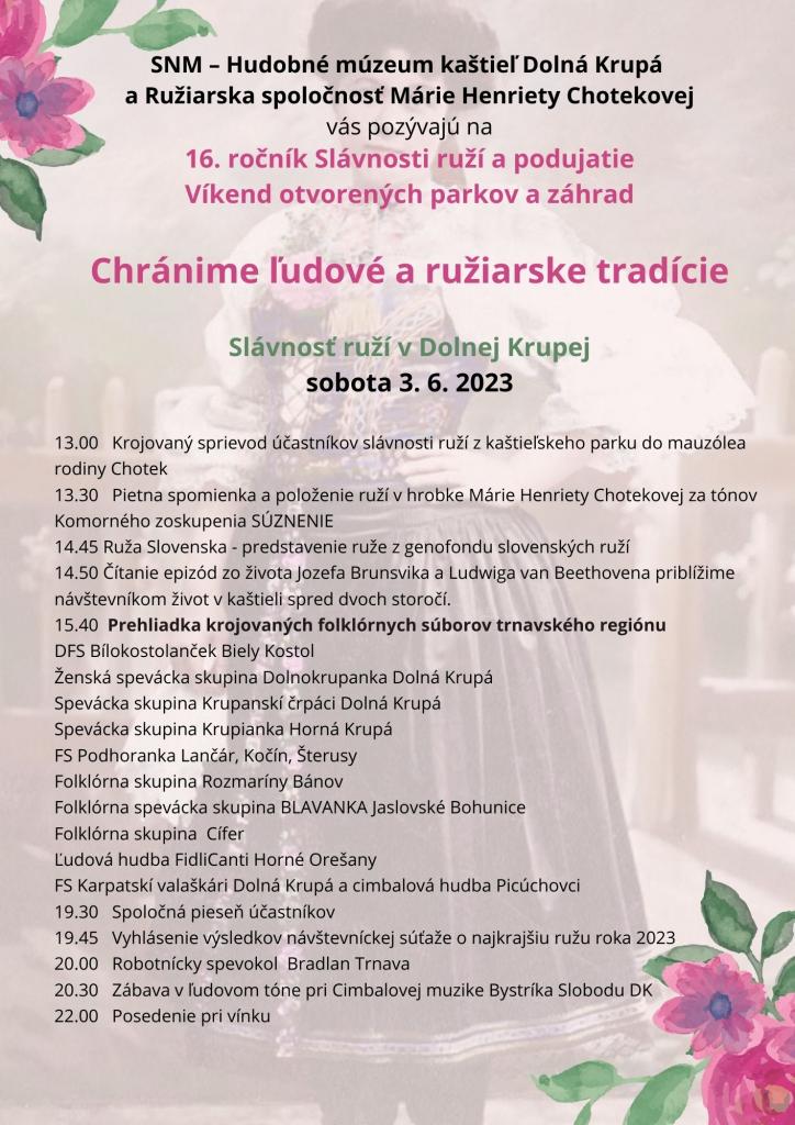 Slávnosť ruží v Dolnej Krupej | SDEŤMI.com