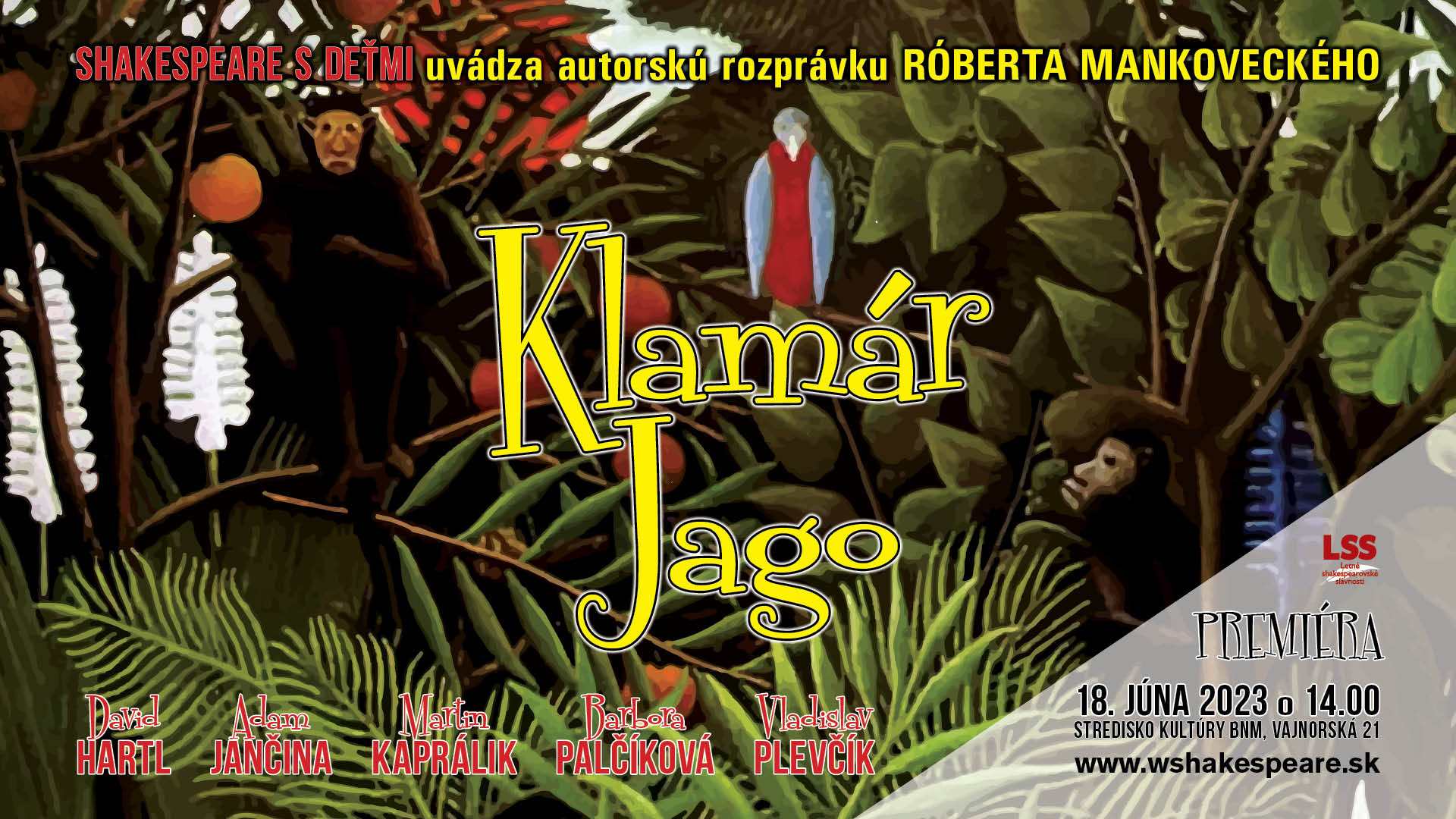 Premiéra: detské predstavenie Klamár Jago | SDEŤMI.com