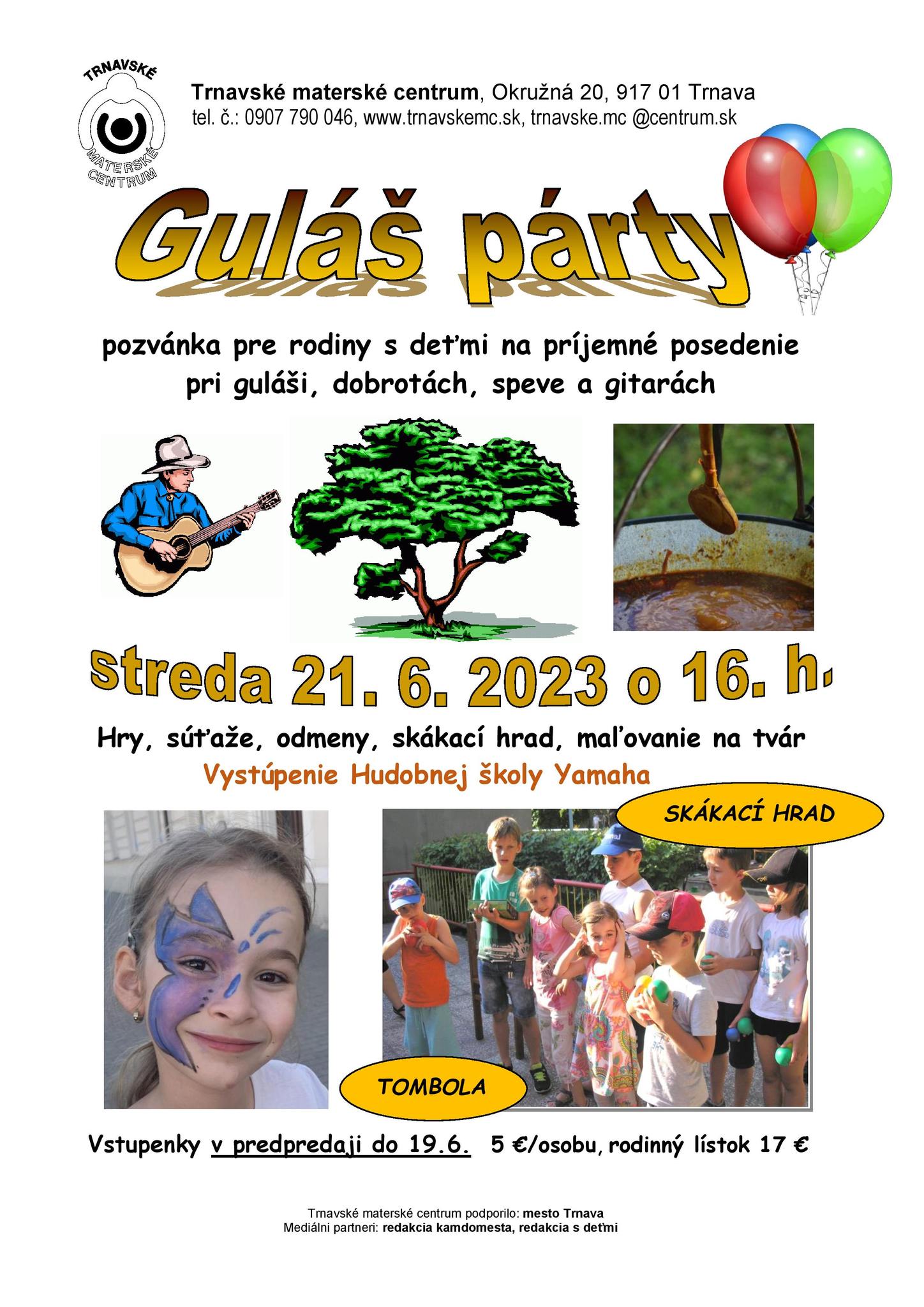 Guláš párty v TMC | SDEŤMI.com