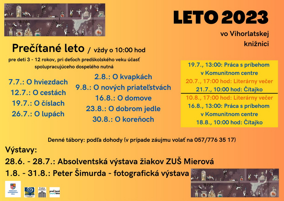 Prečítané leto v Humennom | SDEŤMI.com