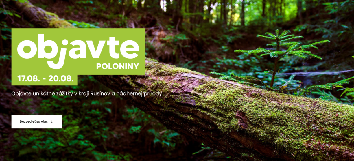 Objavte Poloniny | SDEŤMI.com