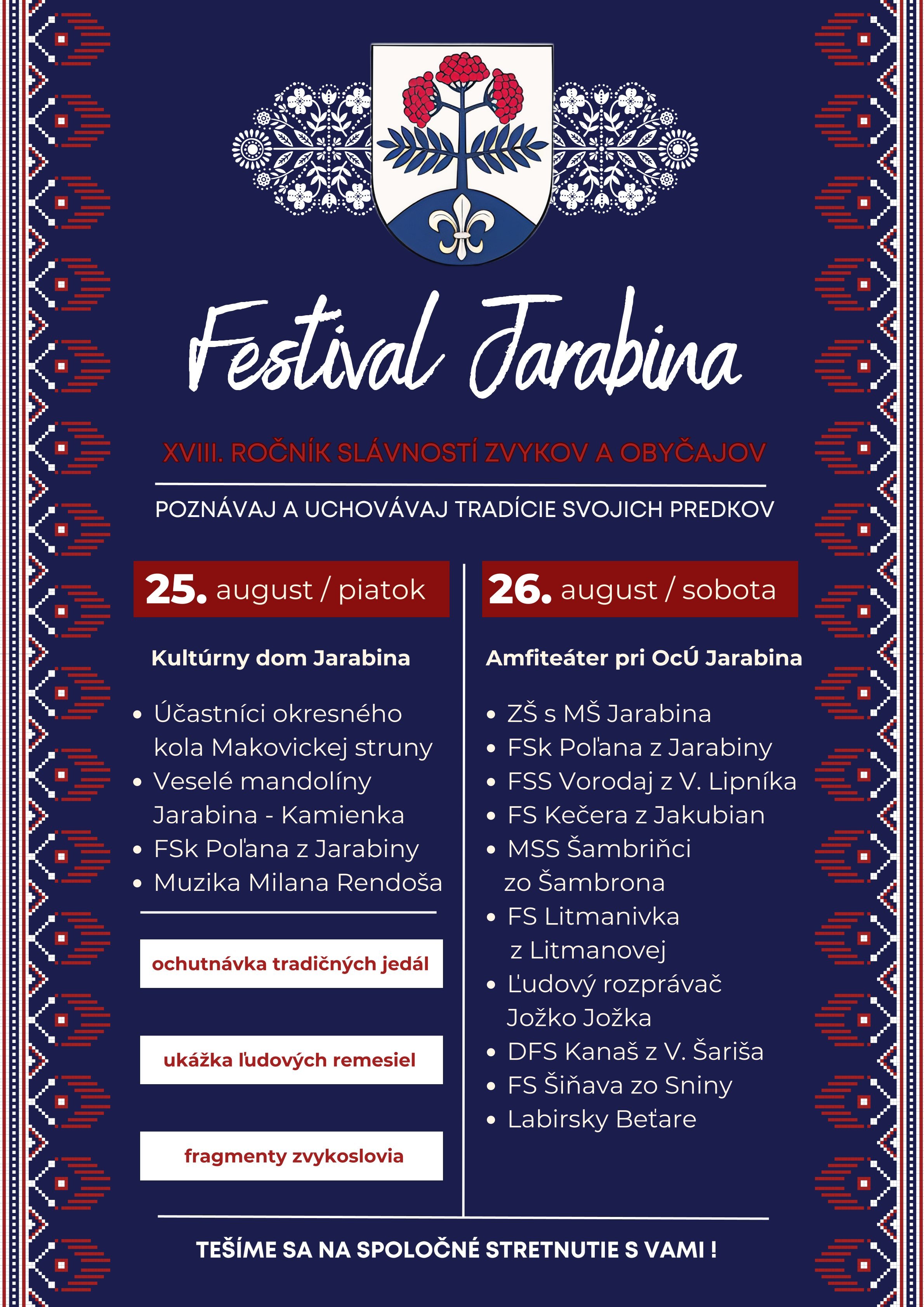 Festival Jarabina | SDEŤMI.com