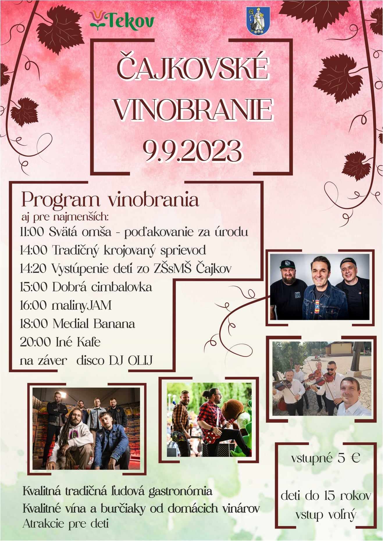 Čajkovské vinobranie | SDEŤMI.com