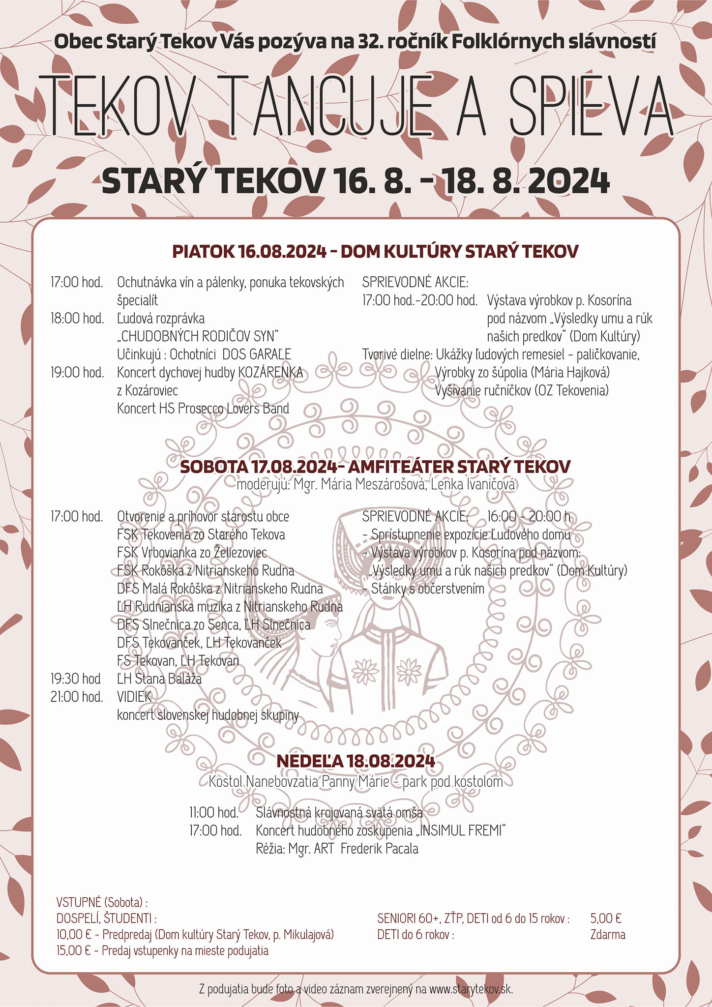 Tekov tancuje a spieva | SDEŤMI.com