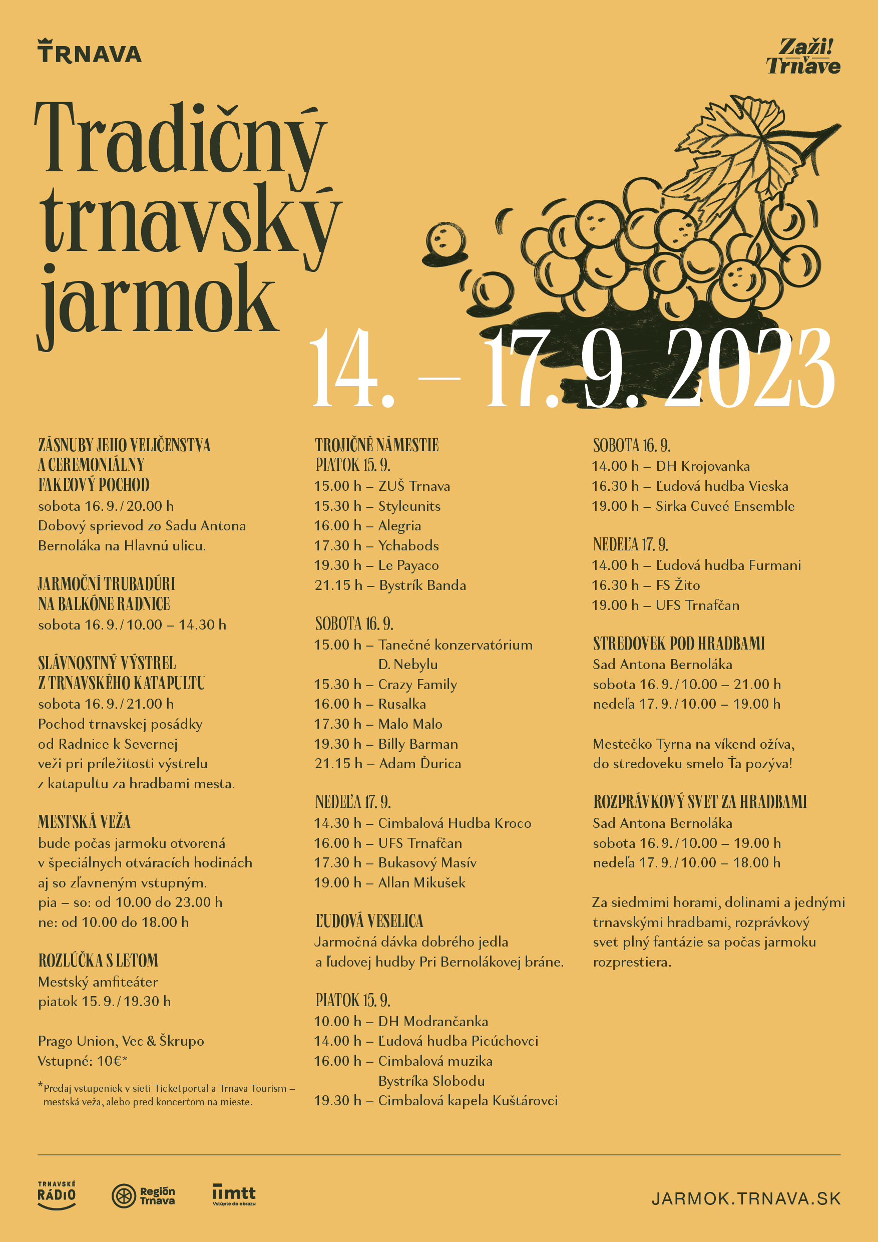 Tradičný trnavský jarmok 2023 | SDEŤMI.com