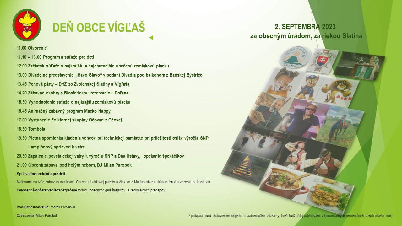 Deň obce Vígľaš | SDEŤMI.com