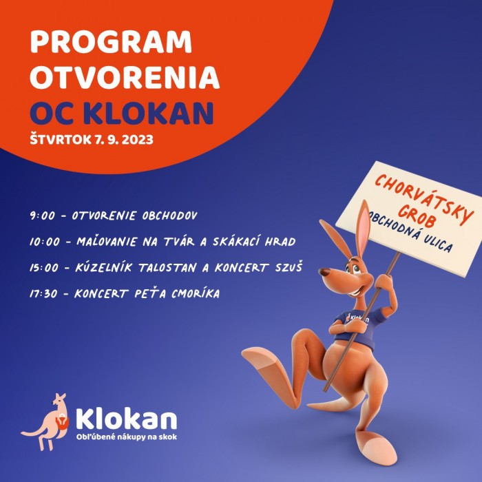 Deň otvorenia OC Klokan | SDEŤMI.com