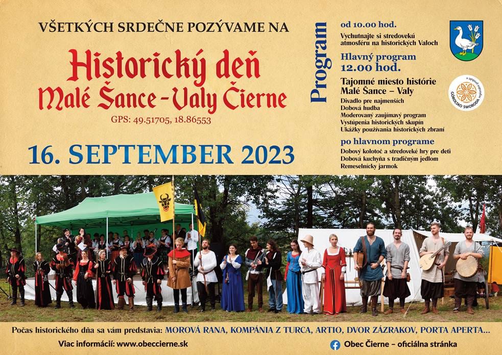 Historický deň: Malé Šance - Valy Čierne | SDEŤMI.com