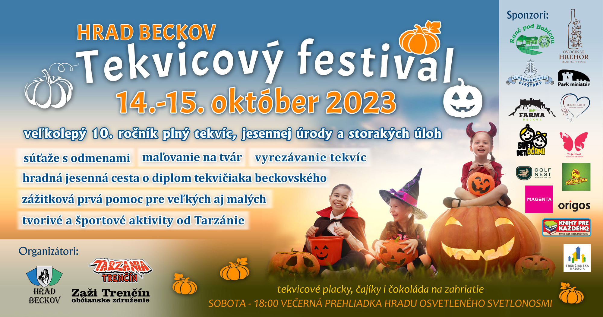 Tekvicový festival na hrade Beckov | SDEŤMI.com