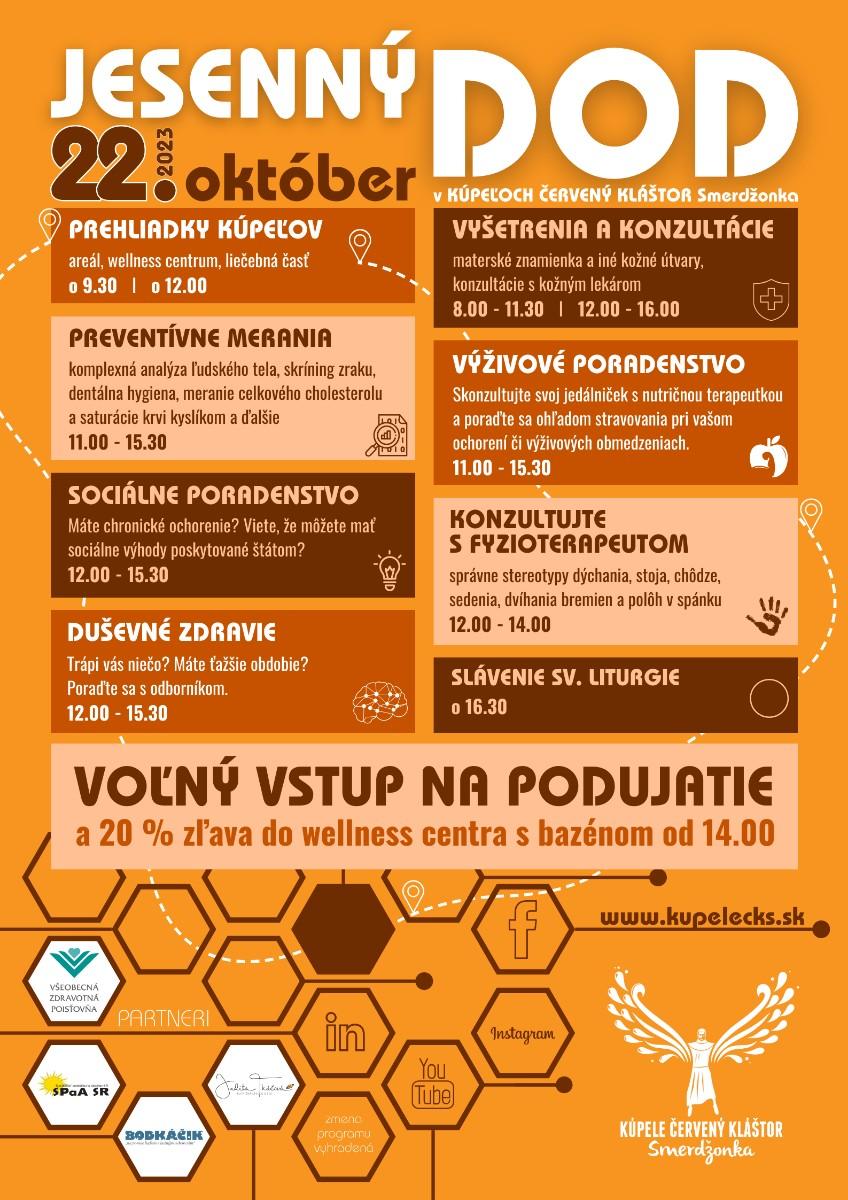 Jesenný deň otvorených dverí v kúpeľoch Červený Kláštor Smerdžonka ...