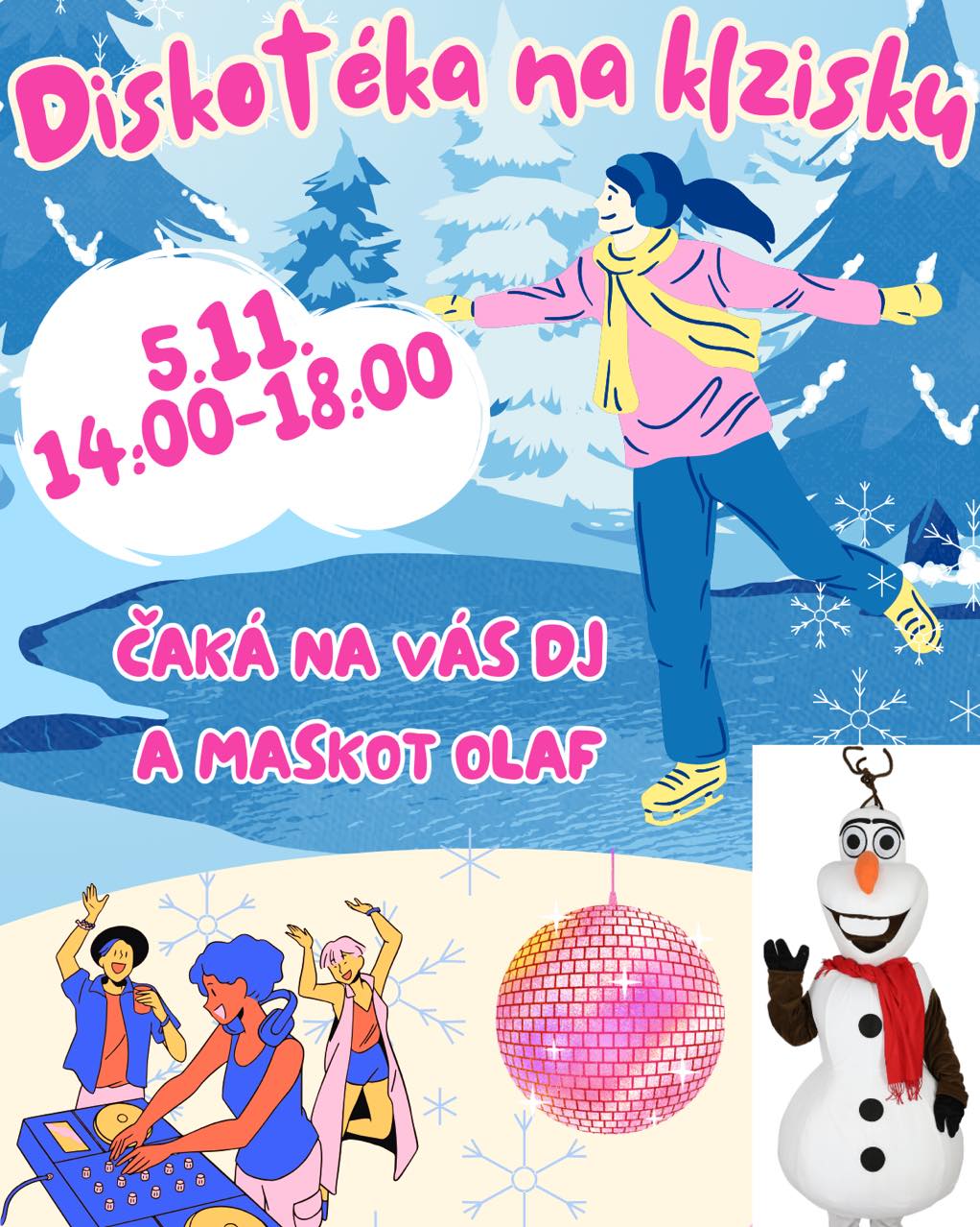 Diskotéka na klzisku | SDEŤMI.com