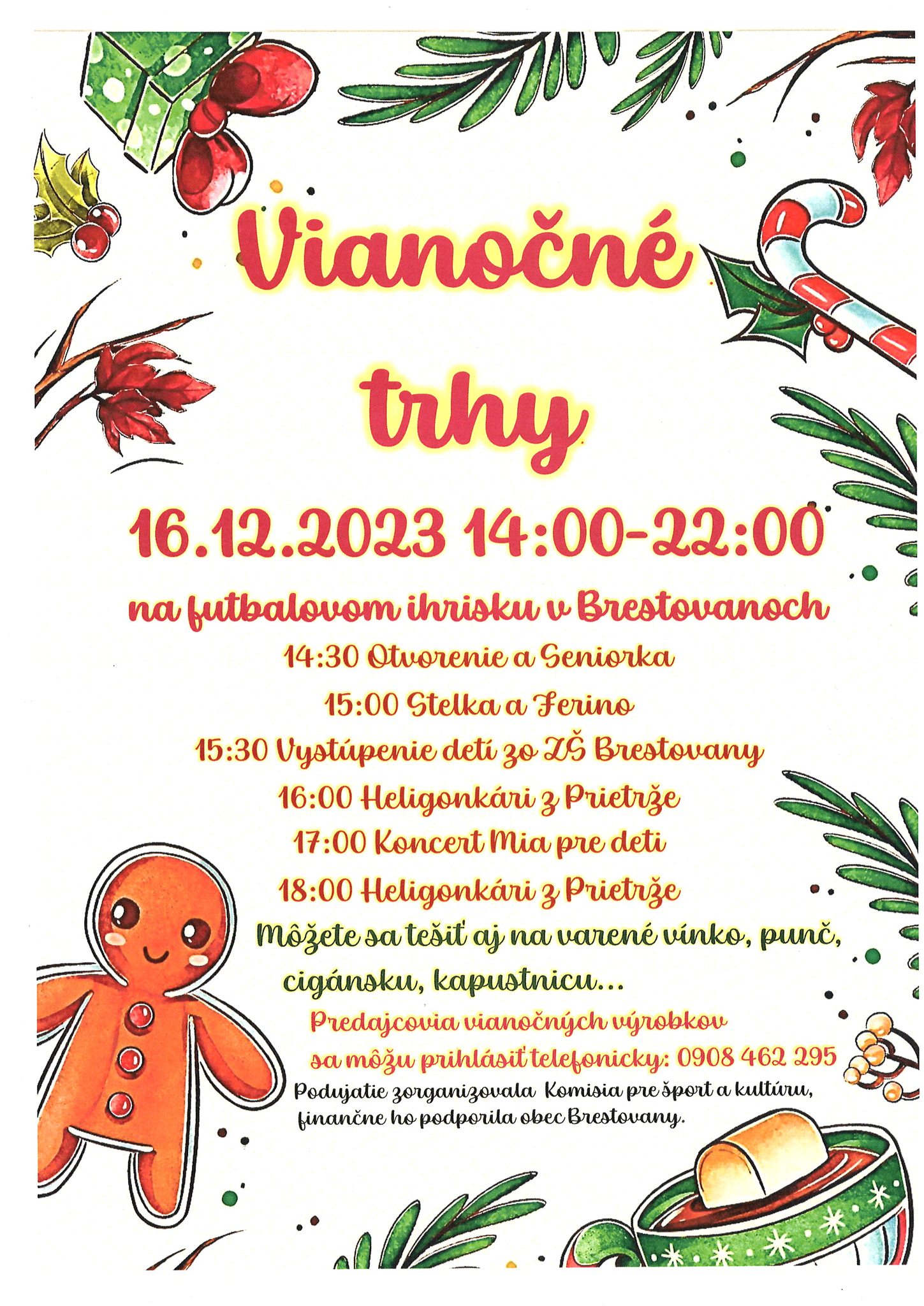 Vianočné trhy v Brestovanoch 2023 | SDEŤMI.com