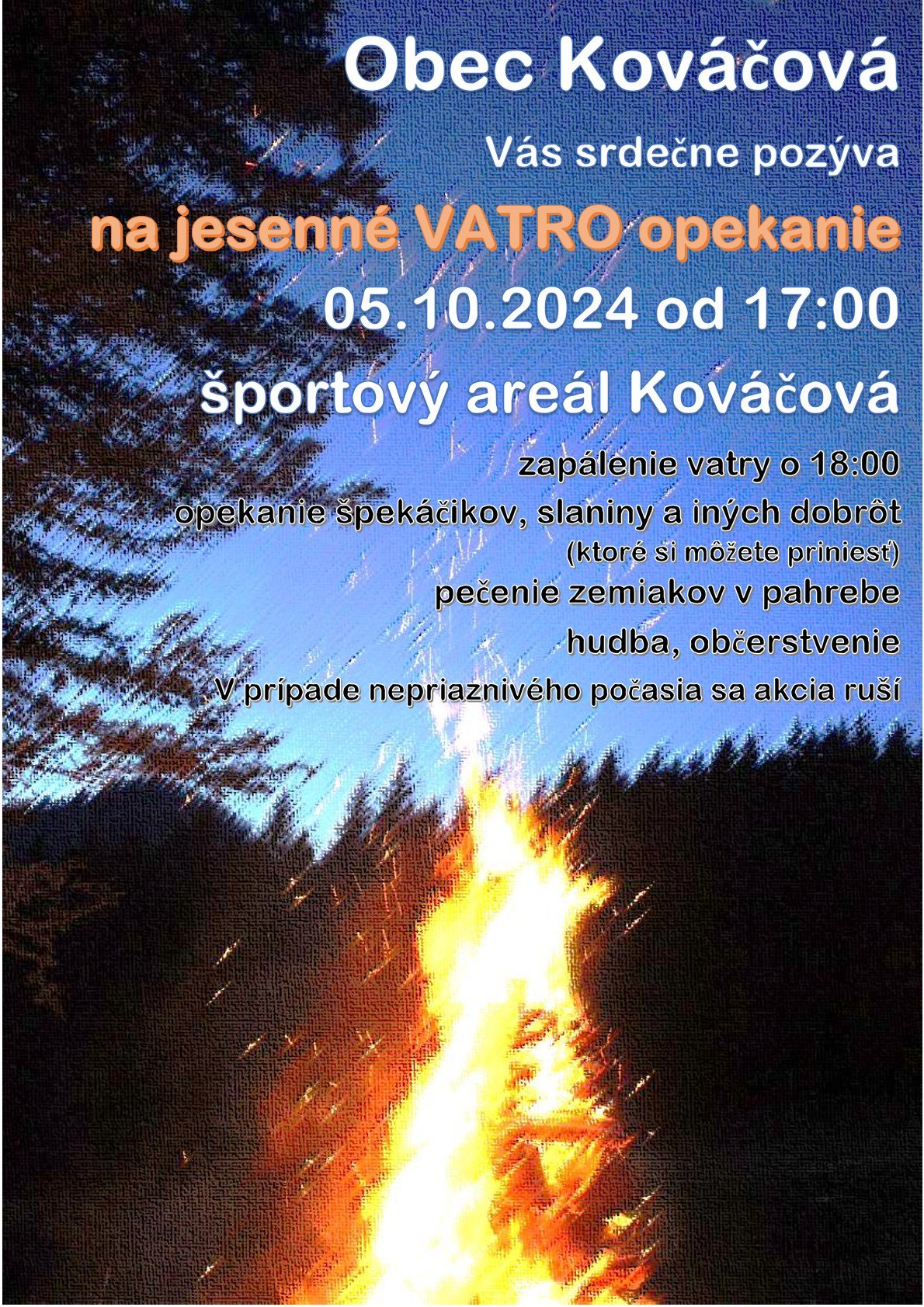 Jesenné VATRO opekanie | SDEŤMI.com