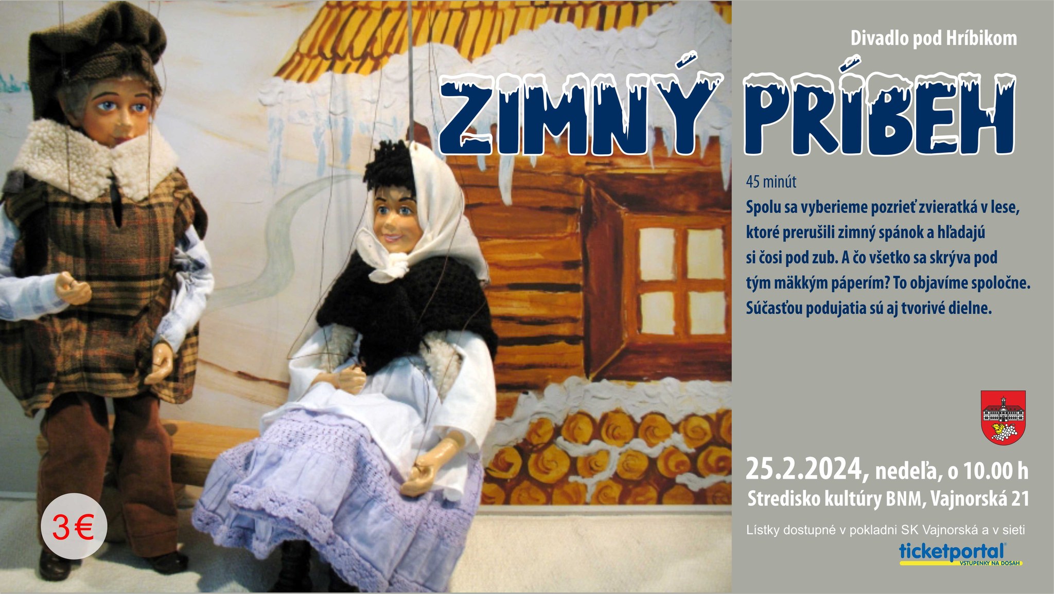 Detské divadelné predstavenie - Zimný príbeh | SDEŤMI.com