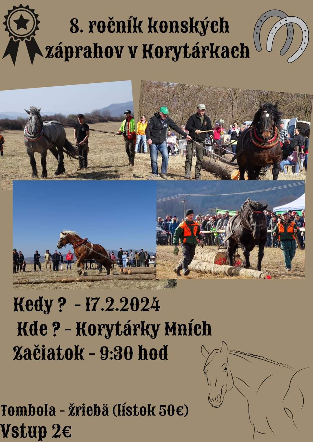 Konské záprahy v Korytárkach | SDEŤMI.com
