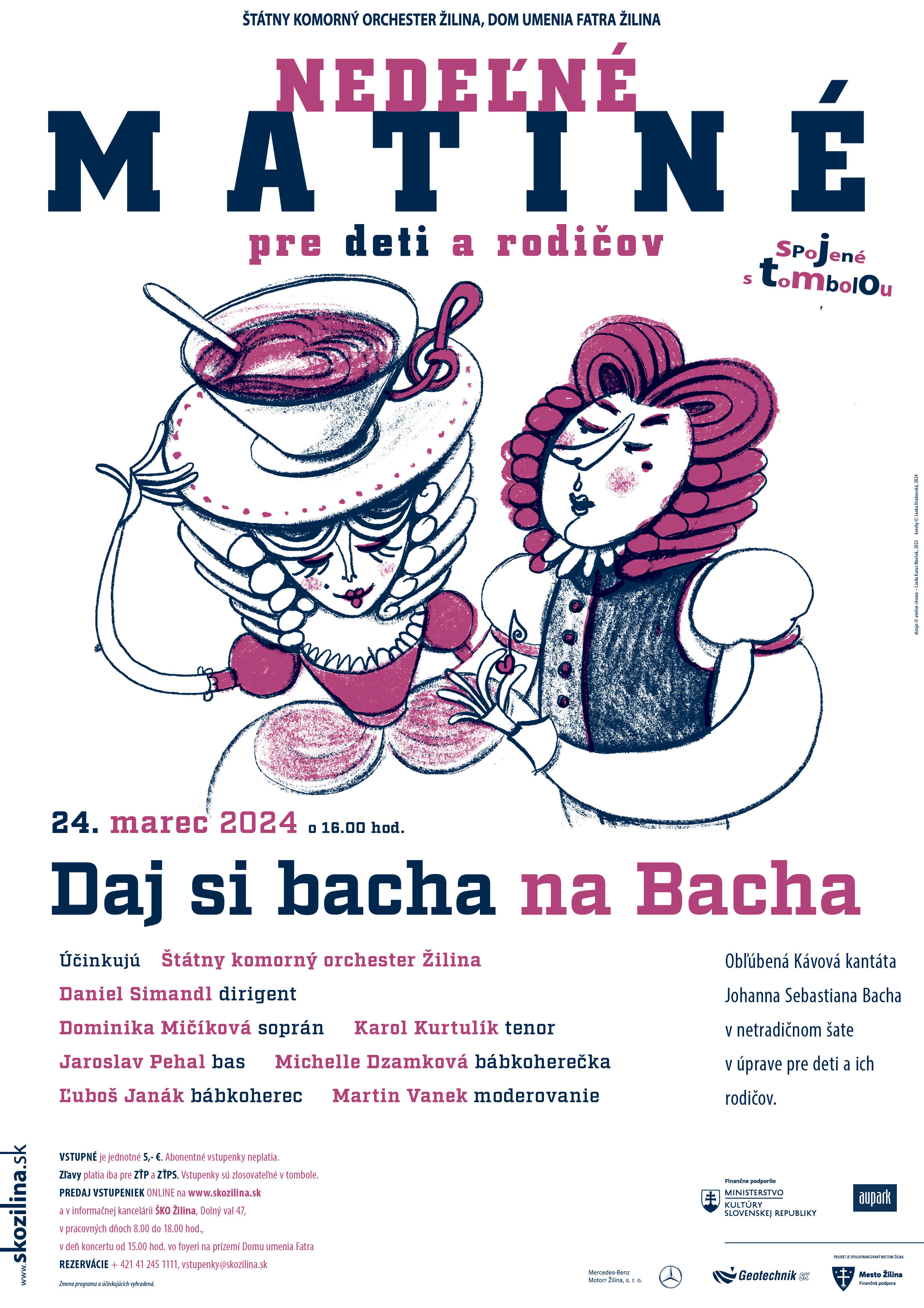 Matiné pre deti a rodičov: Daj si bacha na Bacha | SDEŤMI.com