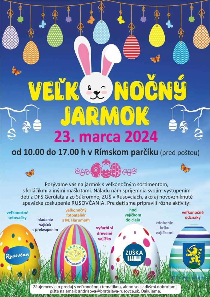 Veľkonočný jarmok v Rusovciach | SDEŤMI.com