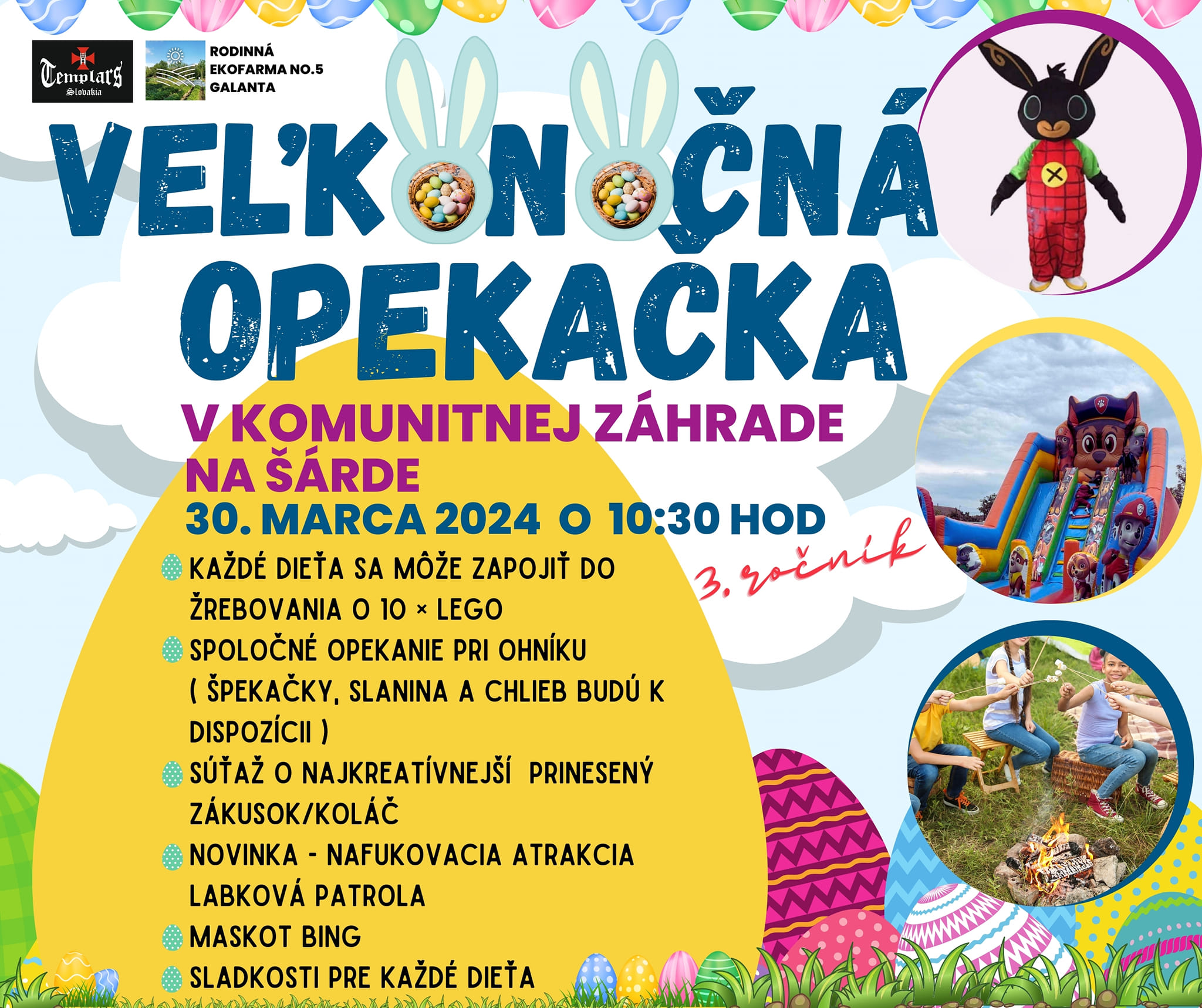 Veľkonočná opekačka v Komunitnej záhrade na Šárde | SDEŤMI.com