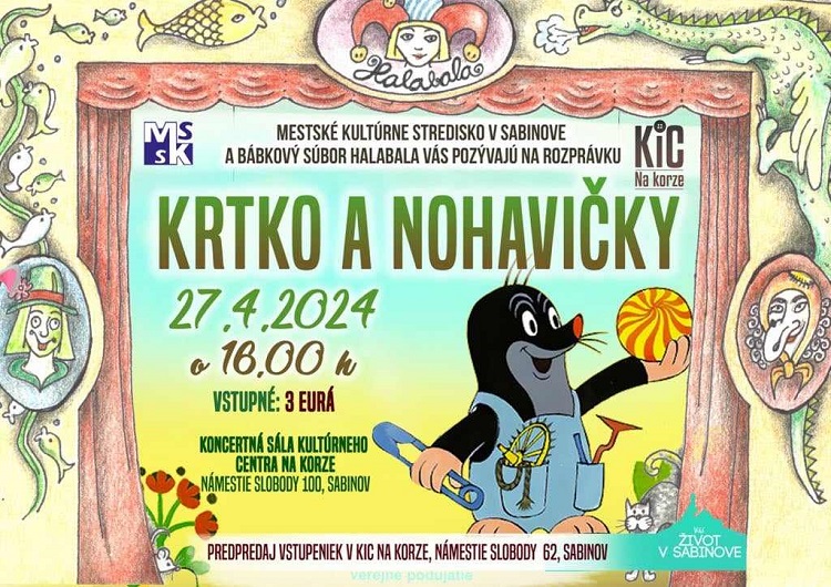 Krtko a nohavičky | SDEŤMI.com