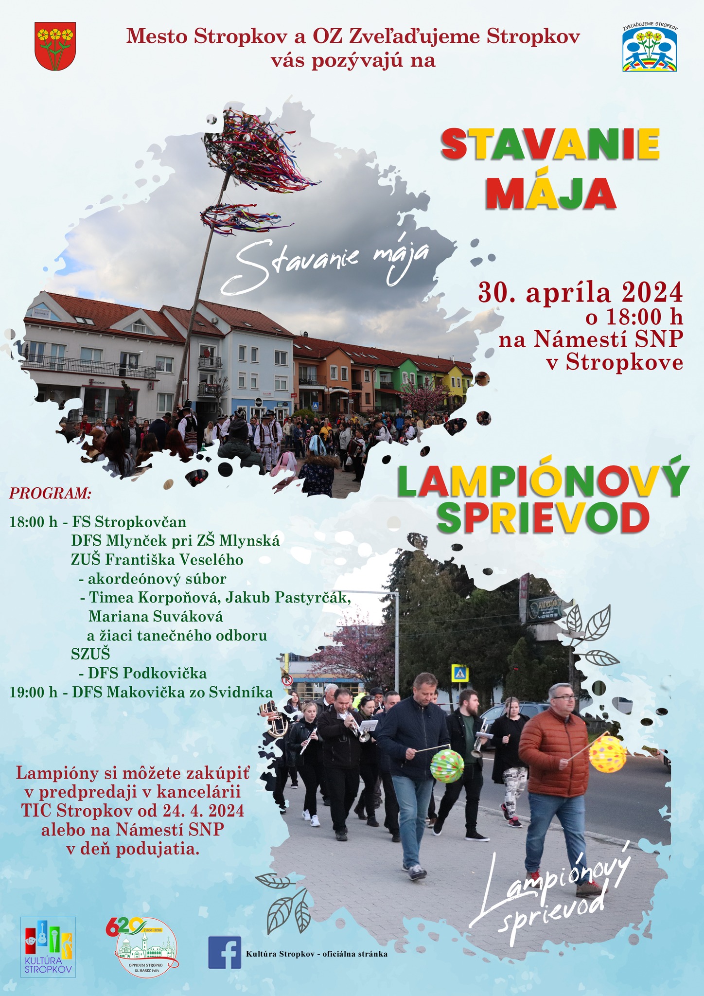 Stavanie mája v Stropkove | SDEŤMI.com