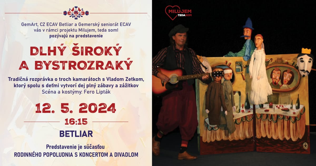 Dlhý, Široký a Bystrozraký | SDEŤMI.com