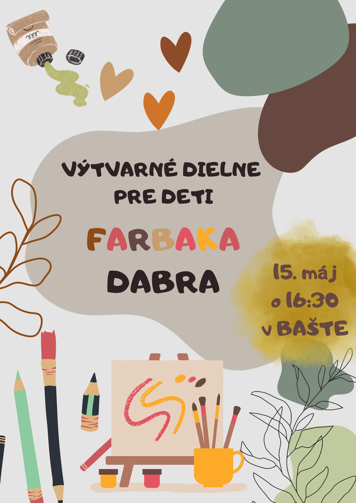 Výtvarné dielne pre deti | SDEŤMI.com