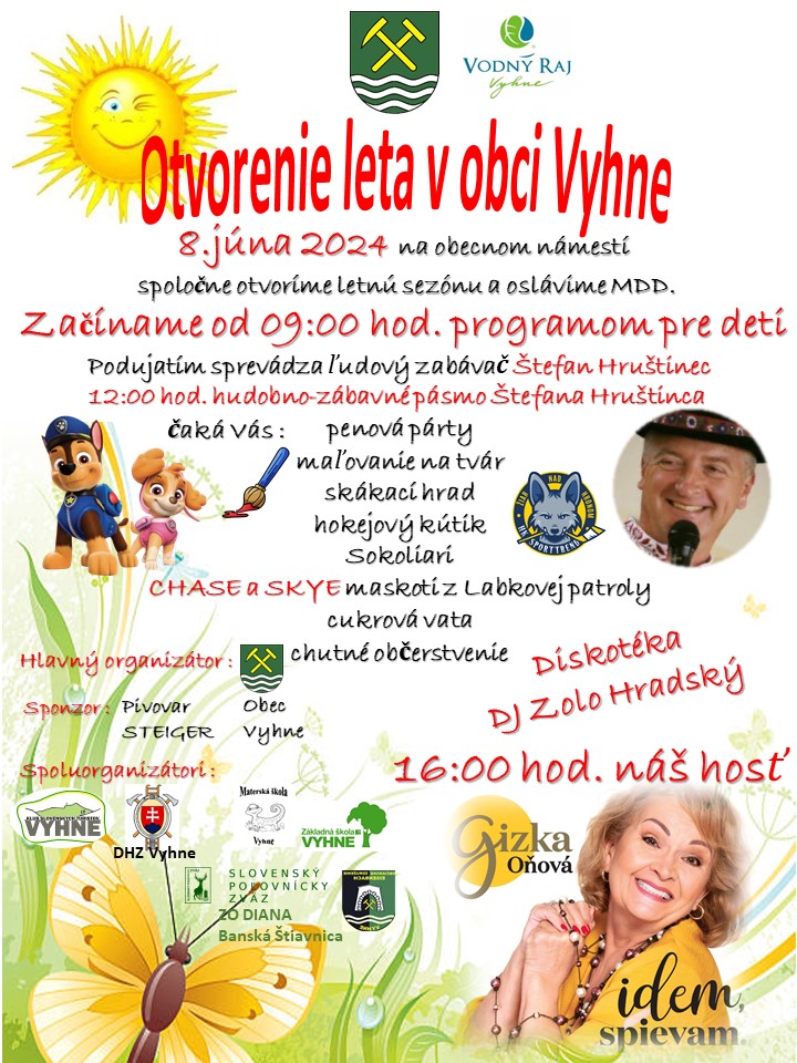 Otvorenie leta v obci Vyhne | SDEŤMI.com